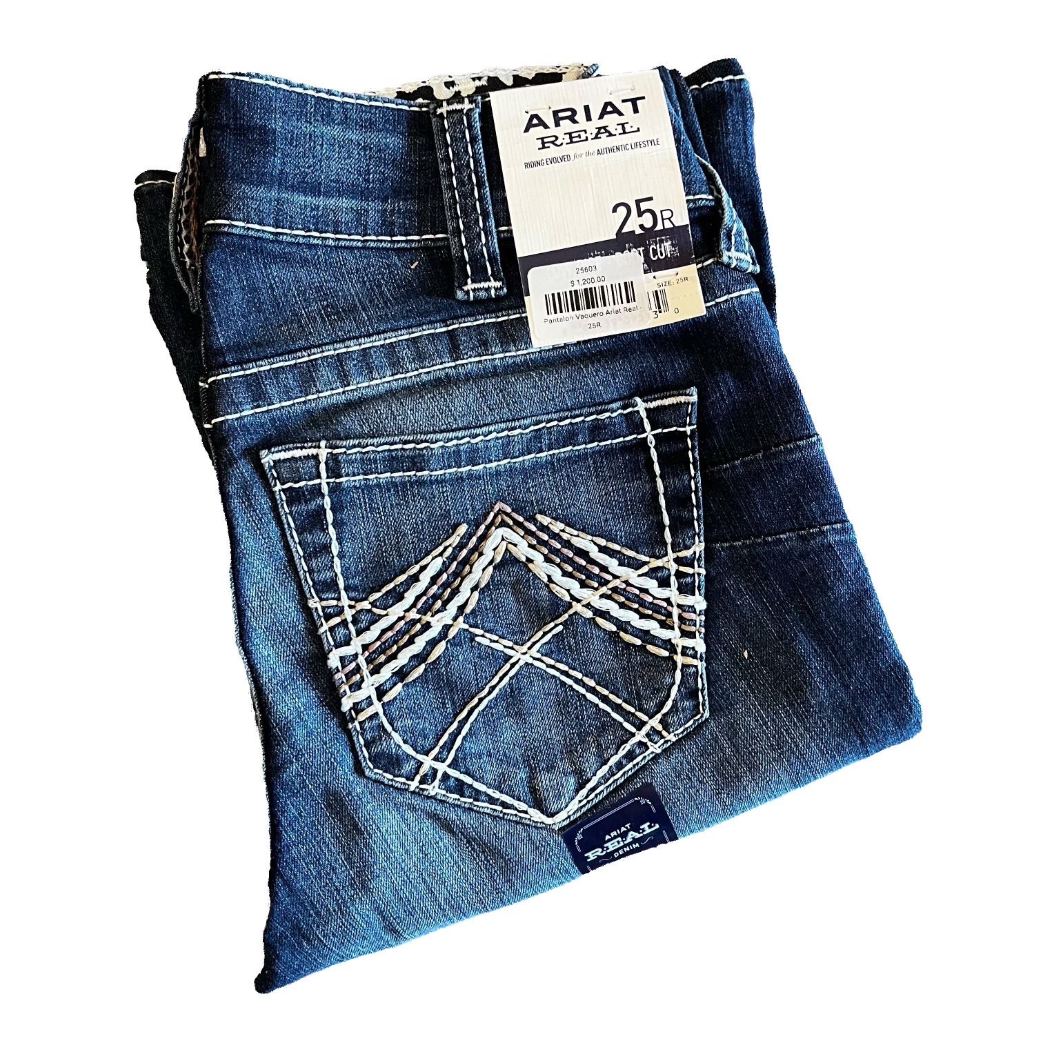 Pantalon Vaquero Ariat Real - El Retoñito Tienda Vaquera